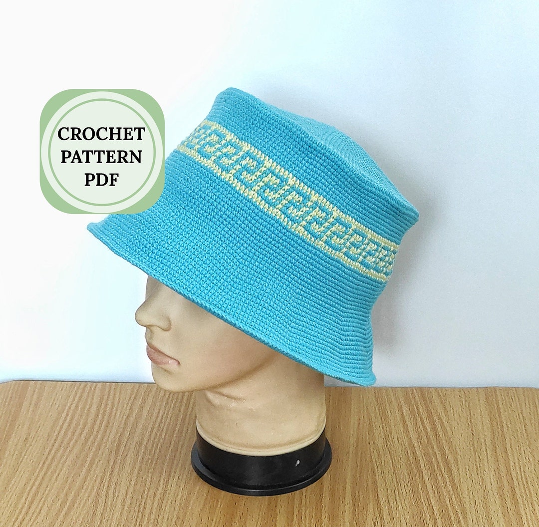 Crochet Boho Hat, Crochet Bucket Hat Pattern, Summer Crochet Hat ...