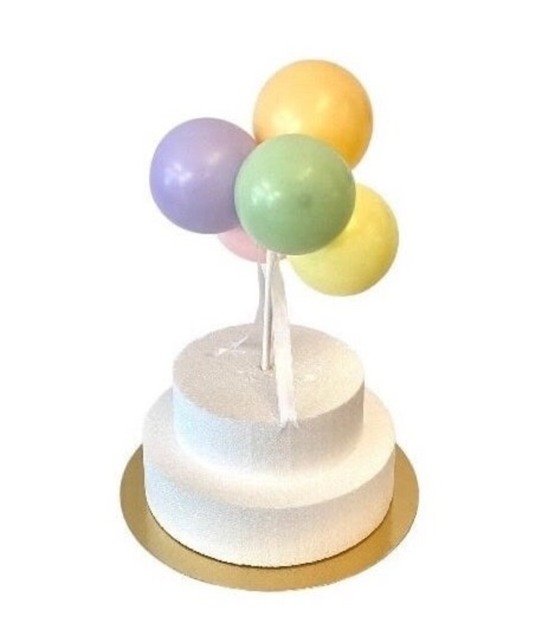 PREMIUM Balloon CAKE-TOPPER Set/kit in Pastel Multicolored. Cake ...
