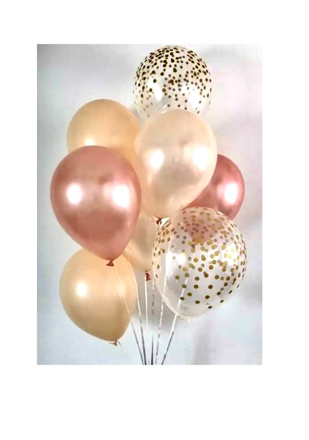 12 Pcs. Party-deco Balloon Decoration Set Including Balloon - Etsy