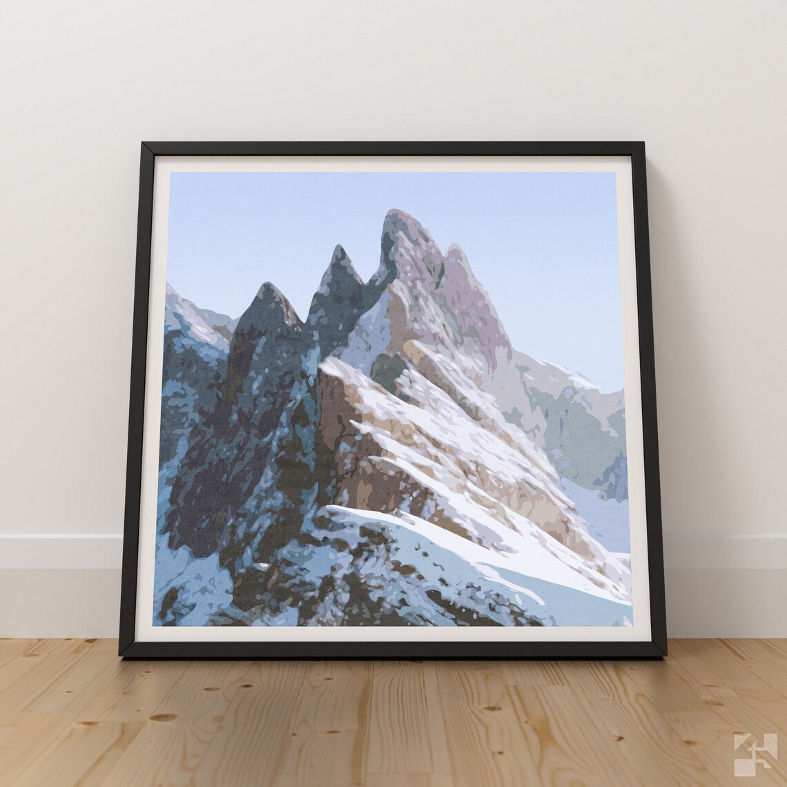 Seceda, Dolomites Print, Mountain Art, Landscape Art Print, Alps Wall ...