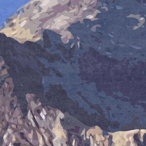 Snowdon, Snowdonia Print, Mountain Art, Landscape Art Print, Welsh ...