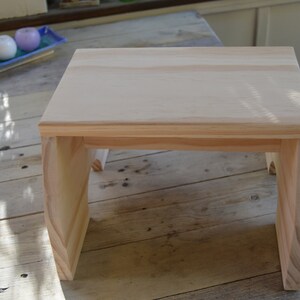 Unfinished Wooden Step Stool - Etsy