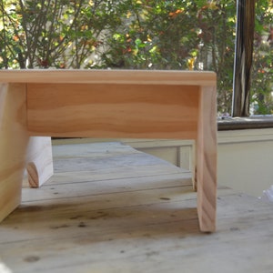 Unfinished Wooden Step Stool - Etsy