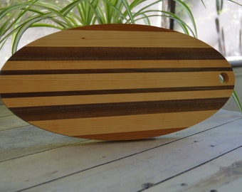 Oval Wood Cutting Board - Etsy