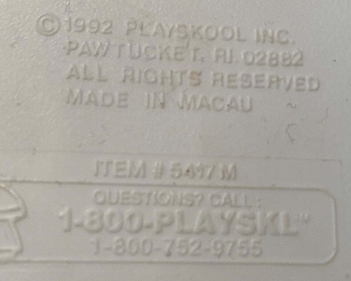 Playskool Toy Musical Notes Radio 1992 - Etsy