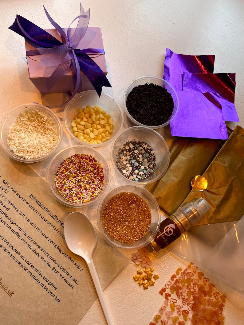 Chocolate Truffle Making Kit Makes Around 9 12 Delicious Truffles ...