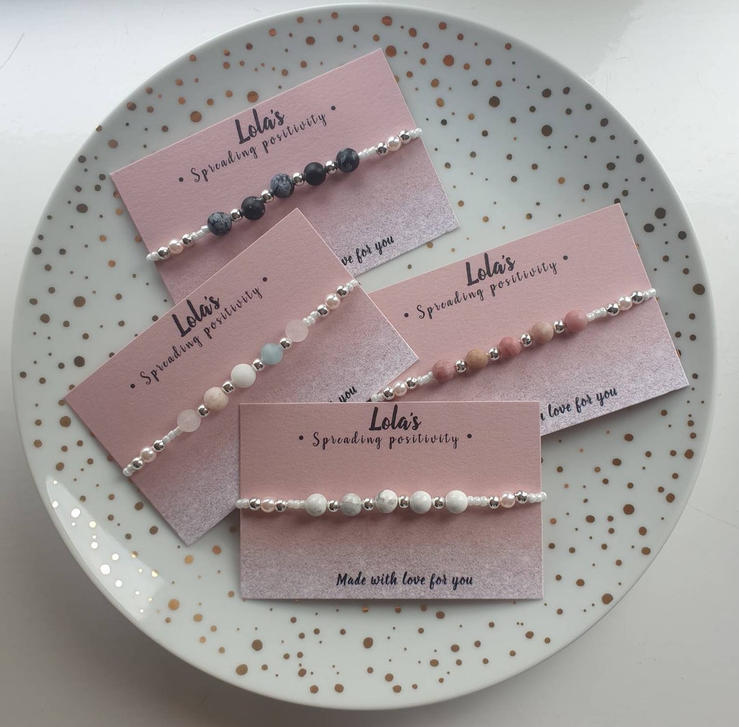 Positivity Bracelets by Lola's- Healing Bracelet for Anxiety, Stress ...