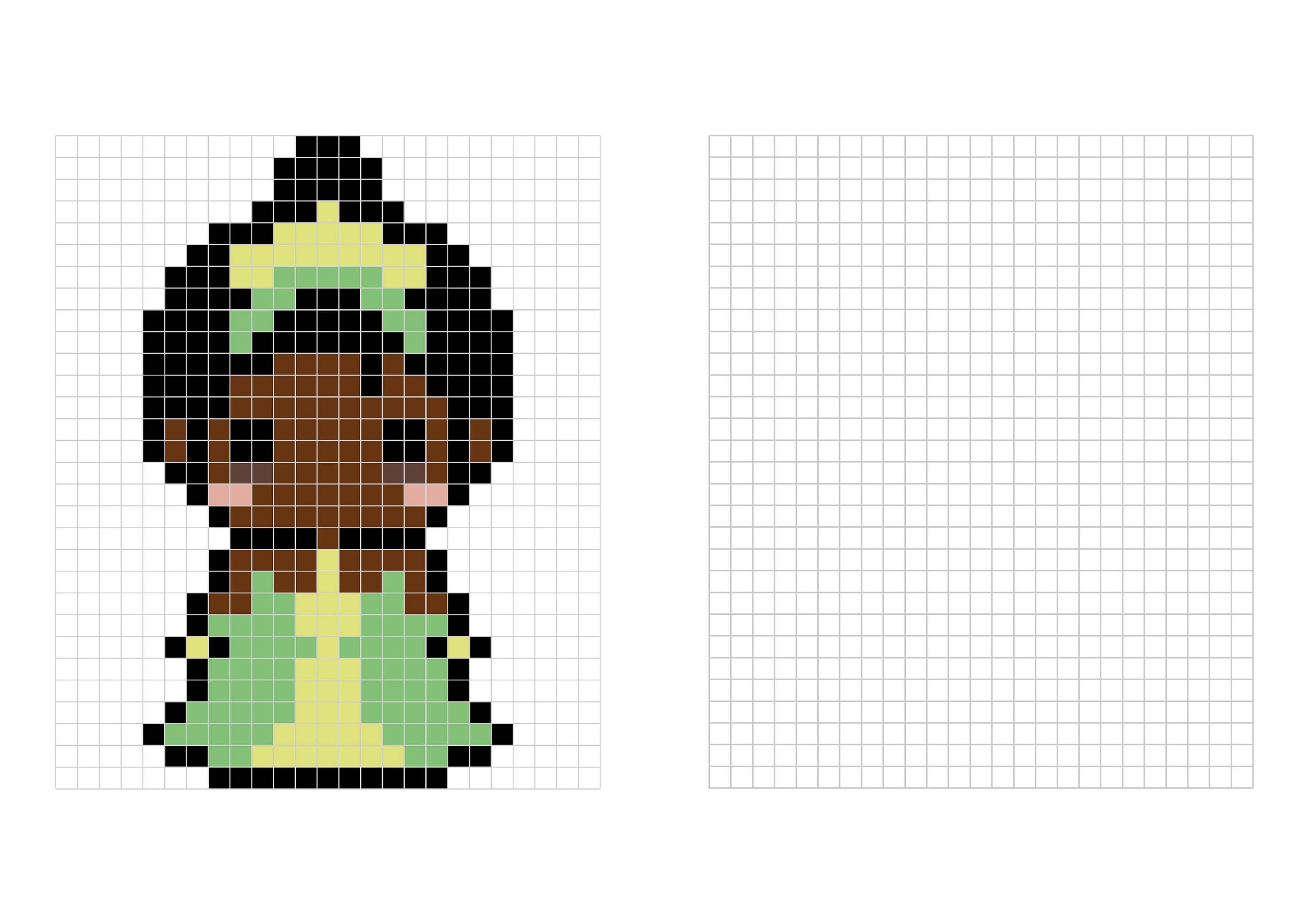 Pixel Party: the Art of Coloring in Pixels Coloring Pixel 23 - Etsy