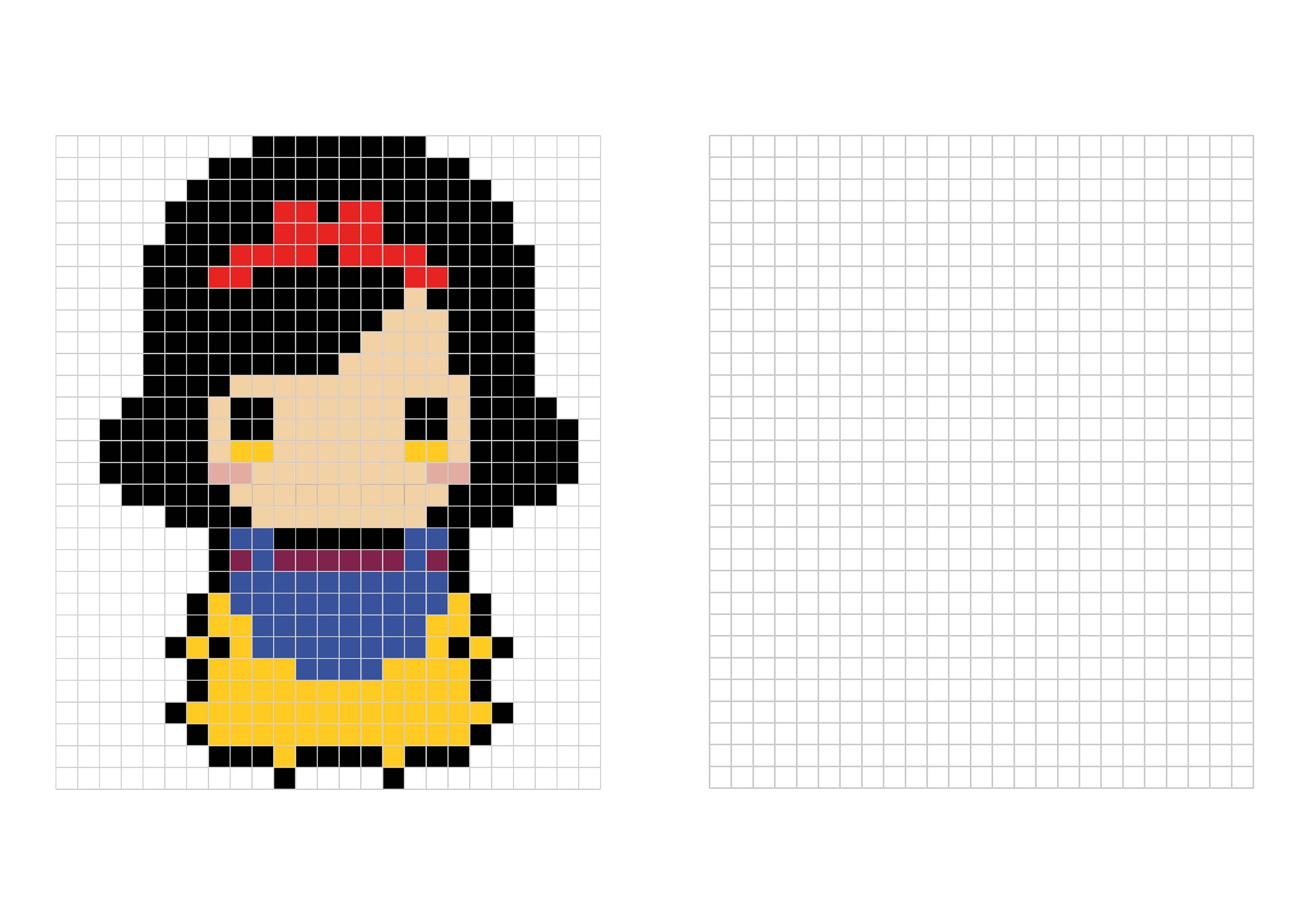 Pixel Party: the Art of Coloring in Pixels Coloring Pixel 23 - Etsy