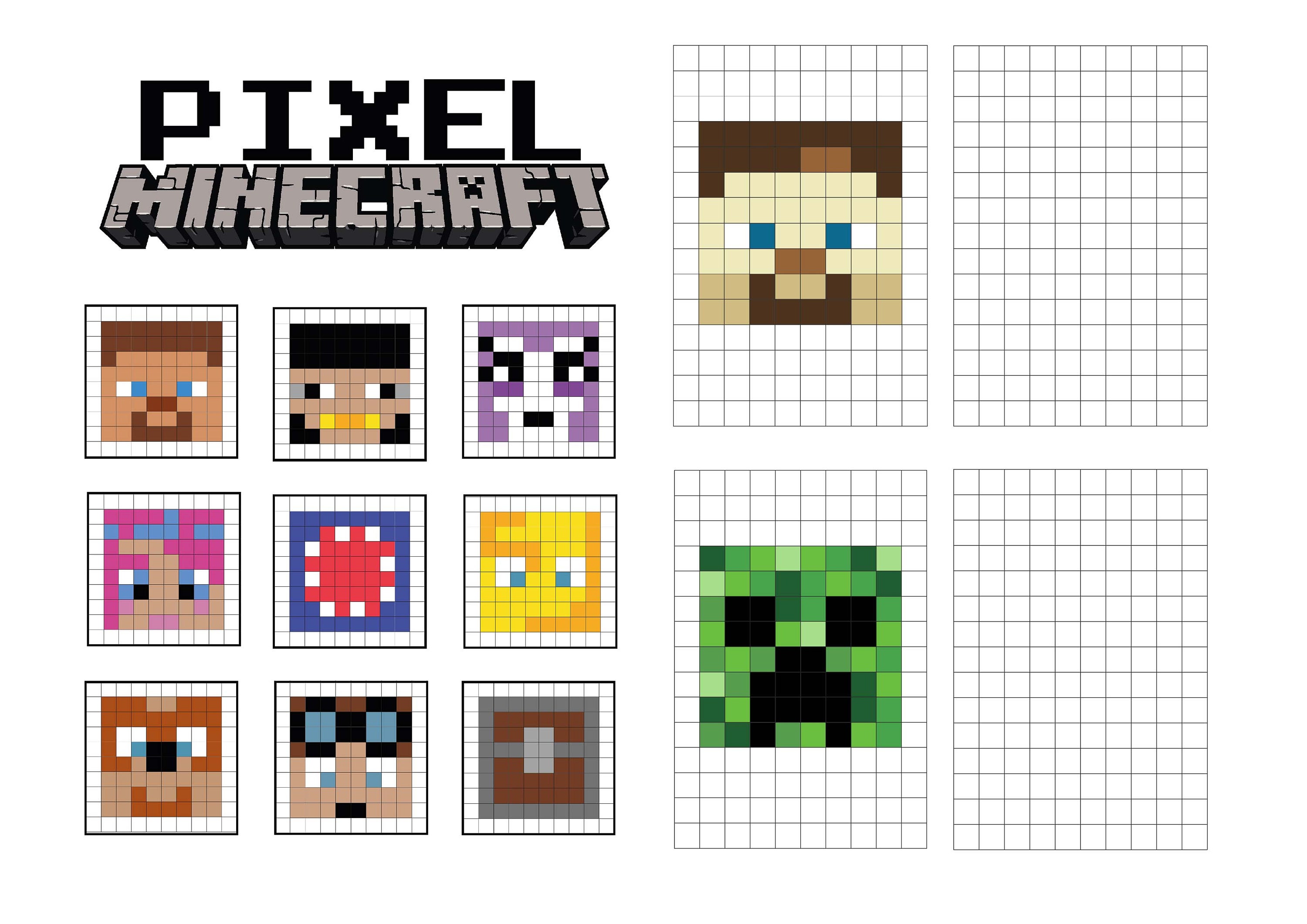 Steve Minecraft Pixel Art