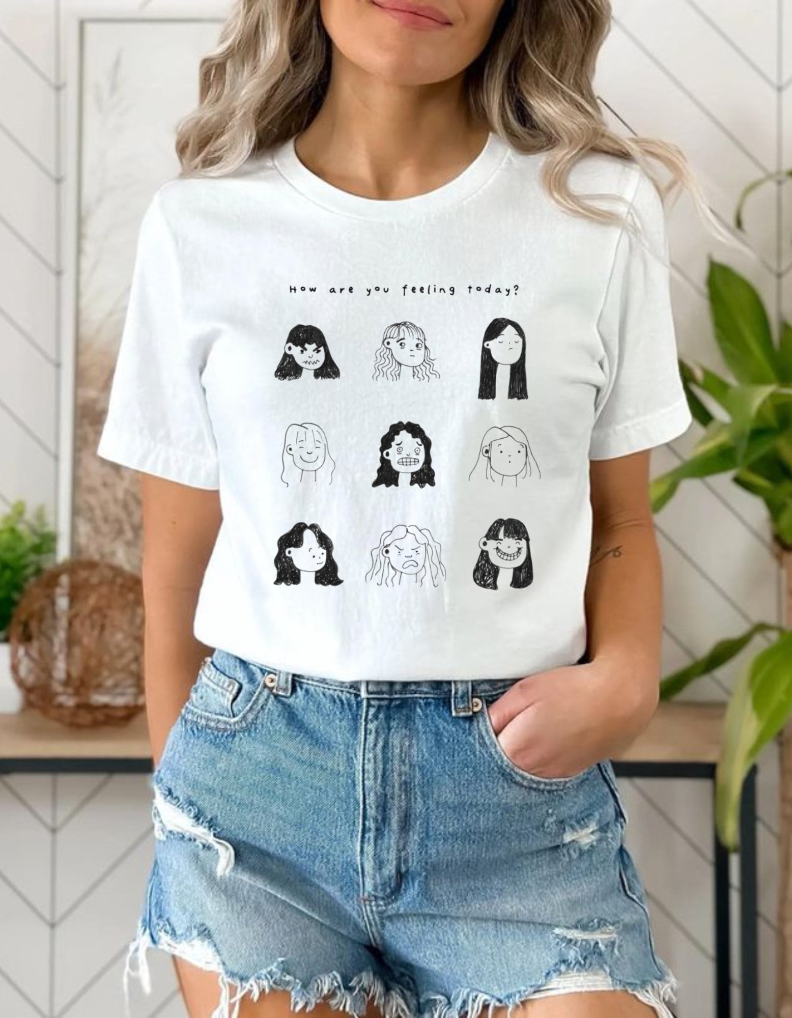 Chic Tee: Stylish Women's Vintage Graphic Shirt Trendy Retro Fashion ...