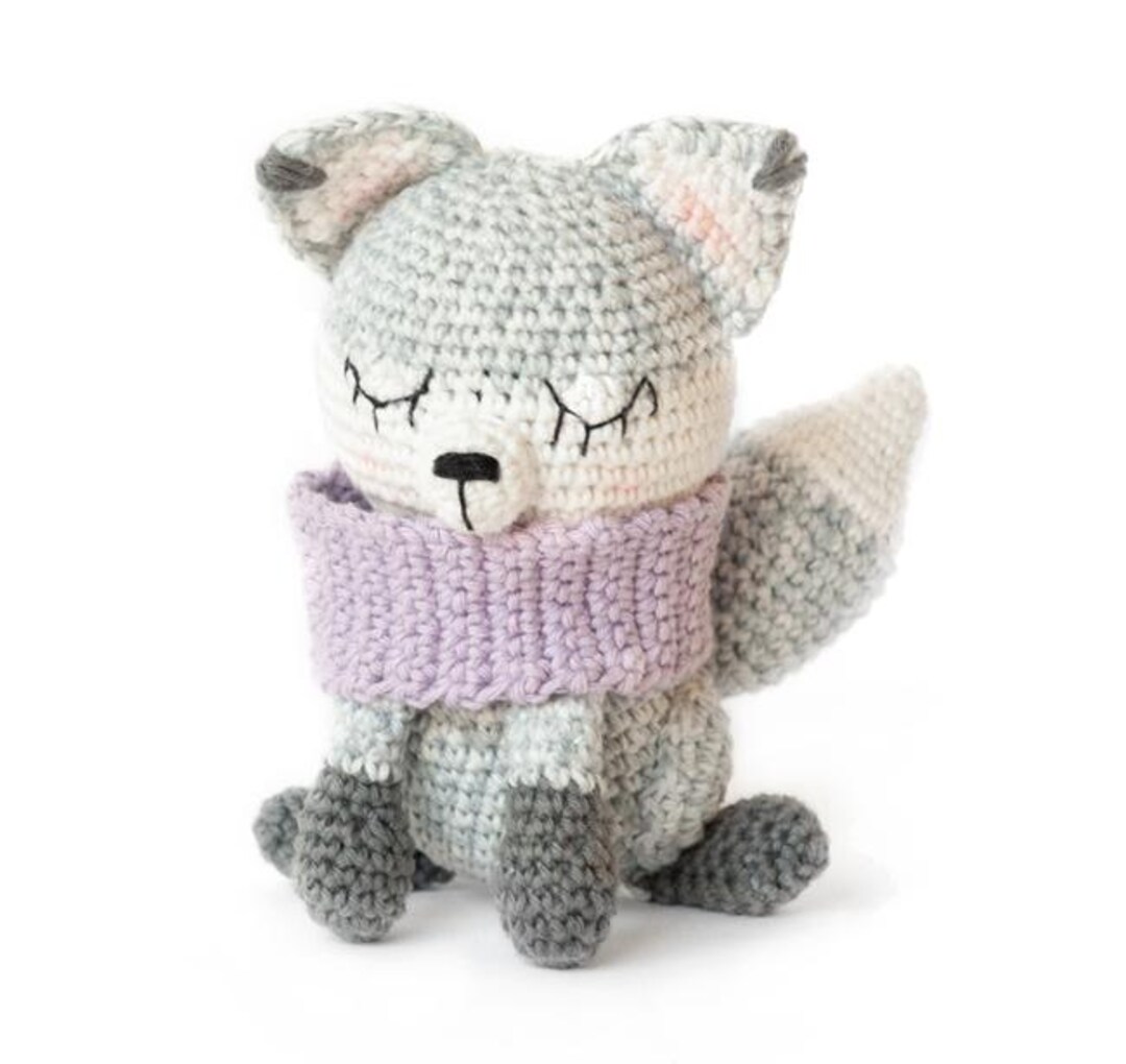 Arctic Fox Crochet Pattern Download in Rico Ricorumi DK Downloadable ...