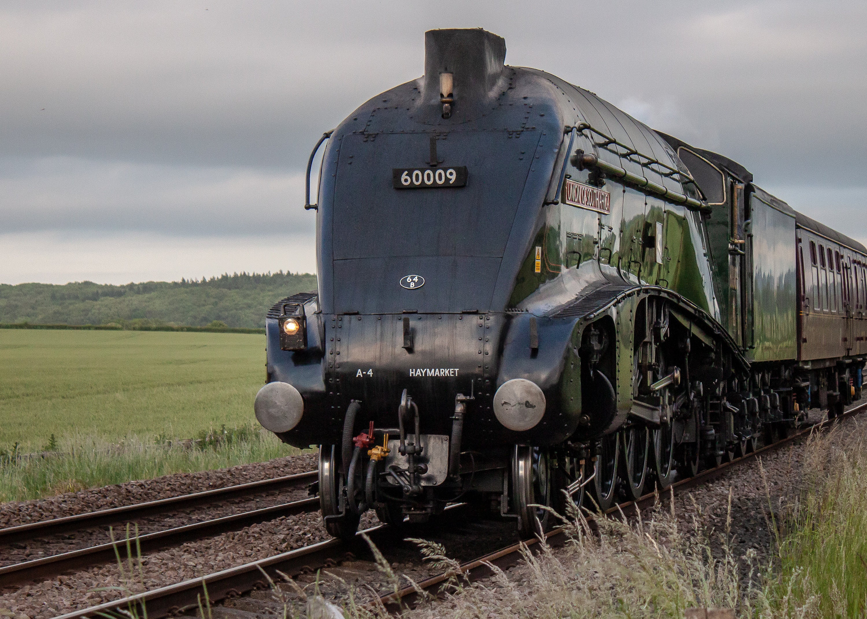 Photographie de la locomotive A4, 60009, Union of South Africa ...