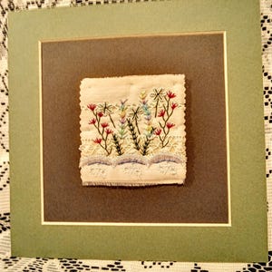 Textile Art, Textile Wall Hanging, Original Hand Stitched Gift ...