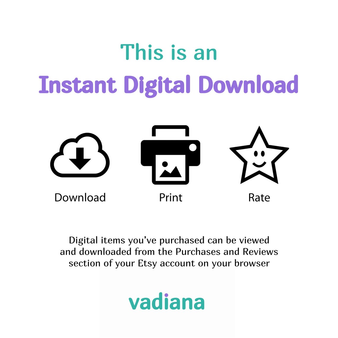 Magical White Flower, Bundle of 3 PNG Files for Wall Art, Digital ...