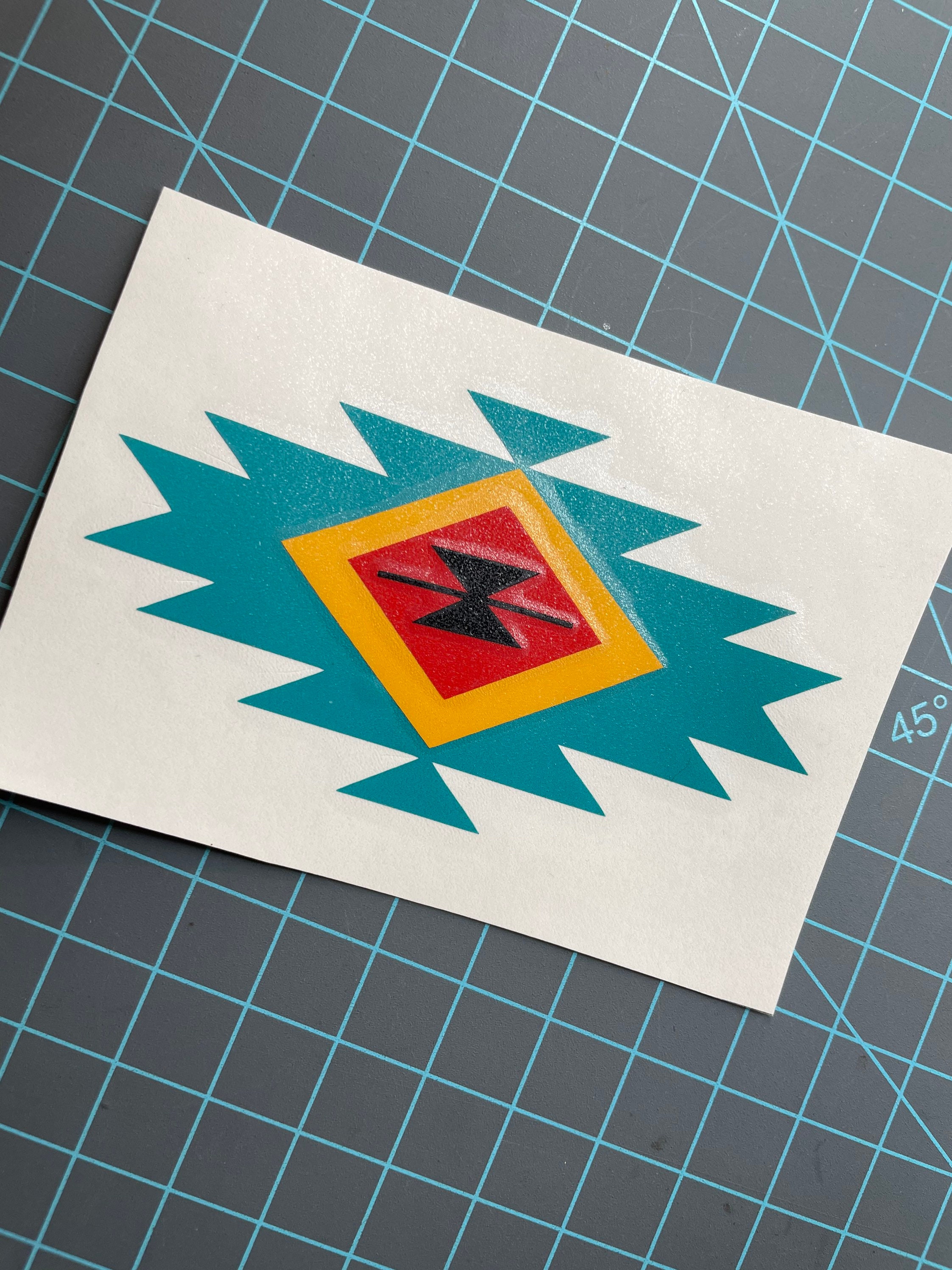 Aztec/tribal Layered Vinyl Decal | Etsy