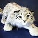 BABY SNOW LEOPARD Plush Toy, Unique Plush Toy - Etsy