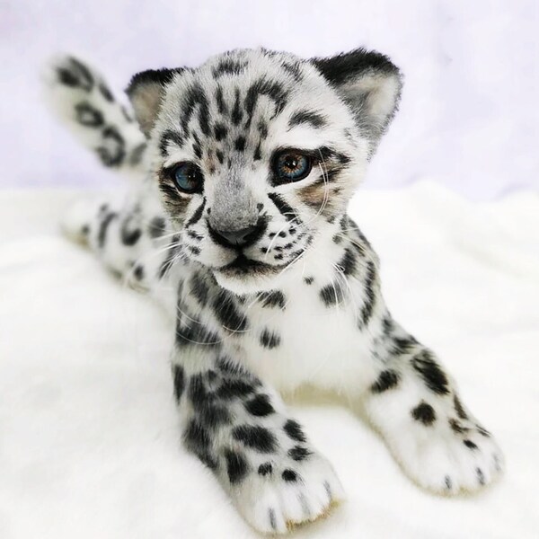 Plush Leopard - Etsy