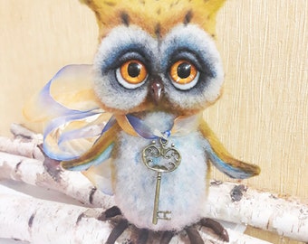 Needle Felted Baby Burrowing Owl Needle Felted Owl Needle - Etsy