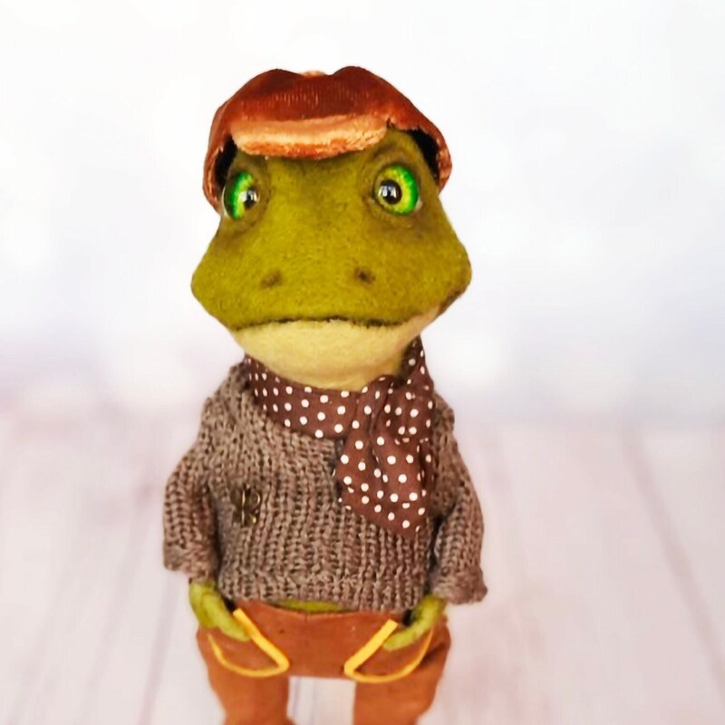 Needle Felted Frog - Etsy