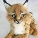 LYNX Kitten Needle Felted, Collectible Realistic Animals, Handmade ...