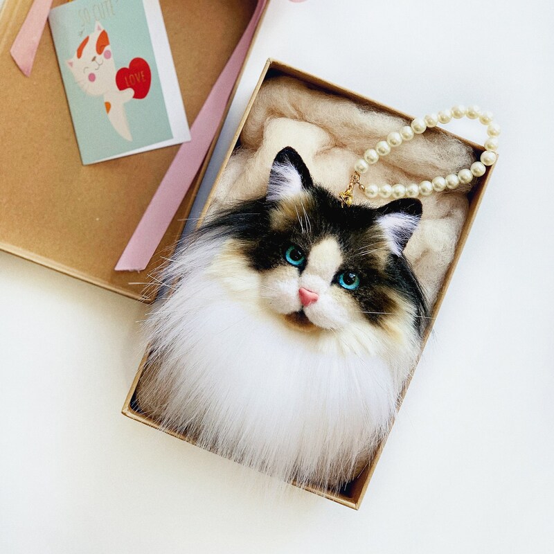 Cat Key Chain - Etsy