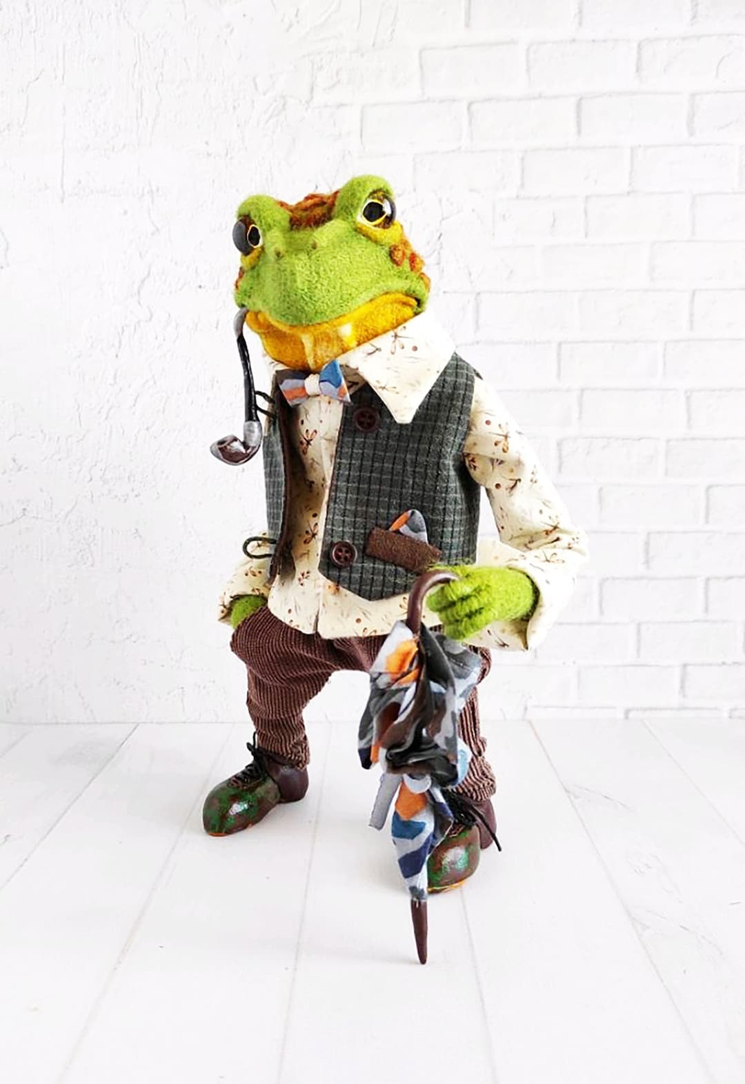 Felt FROG Jack With Umbrella And - Etsy