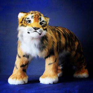 BIG TIGER Plushie Made to Order, Stuffed Tiger, 3D Realistic Tiger ...