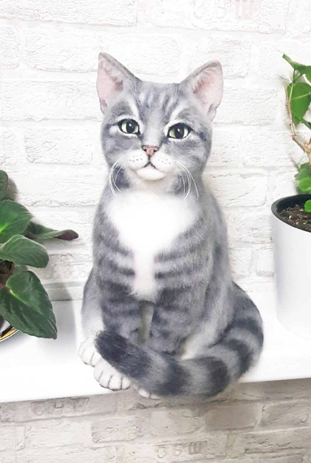 LARGE CUSTOM CAT Statue From Photo, Cat Memorial, 3D Cat Sculpture ...