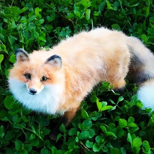 Needle Felted FOX ALICE, Needle Felted Fox Sculpture, Felted Animals ...