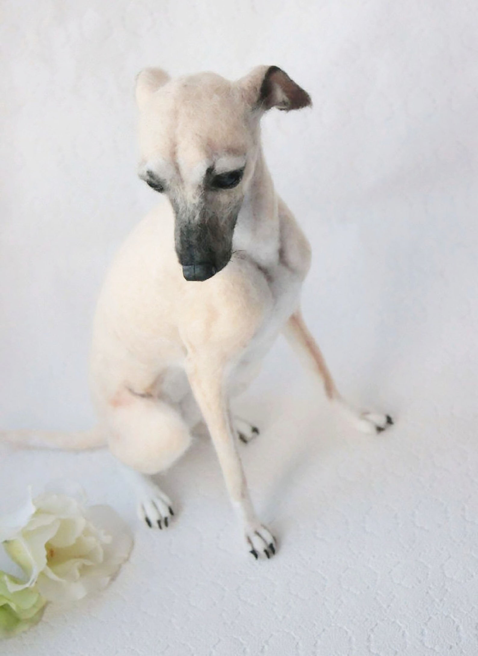 Needle Felted Dog GREYHOUND Needle Felted Animal Custom | Etsy