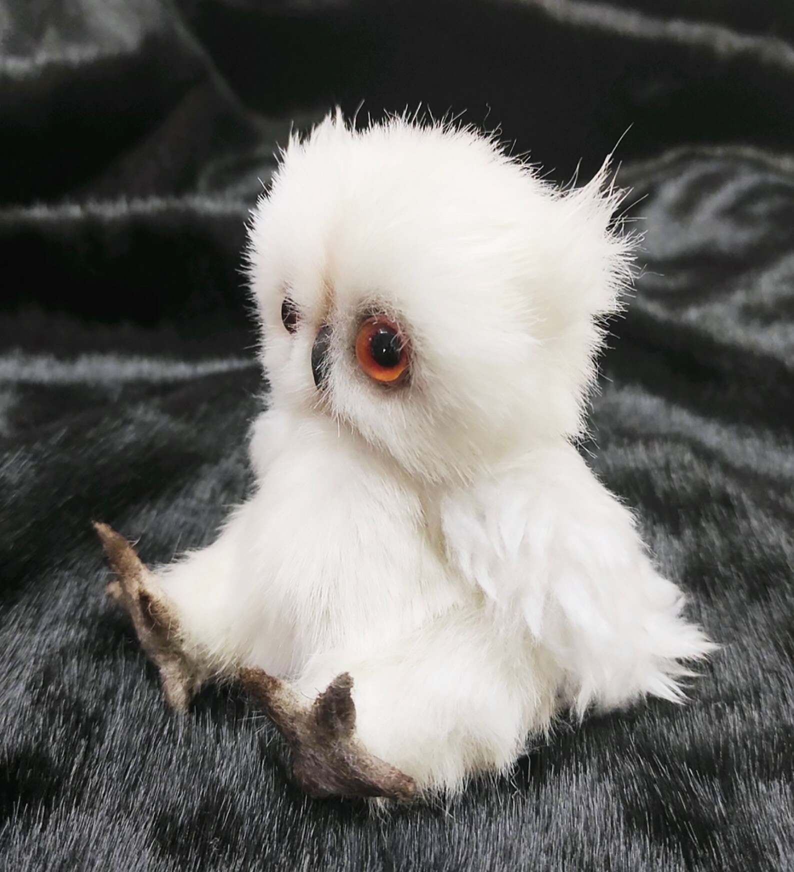 WISE BABY OWL Needle Felted Handmade Collectible Owl Good - Etsy