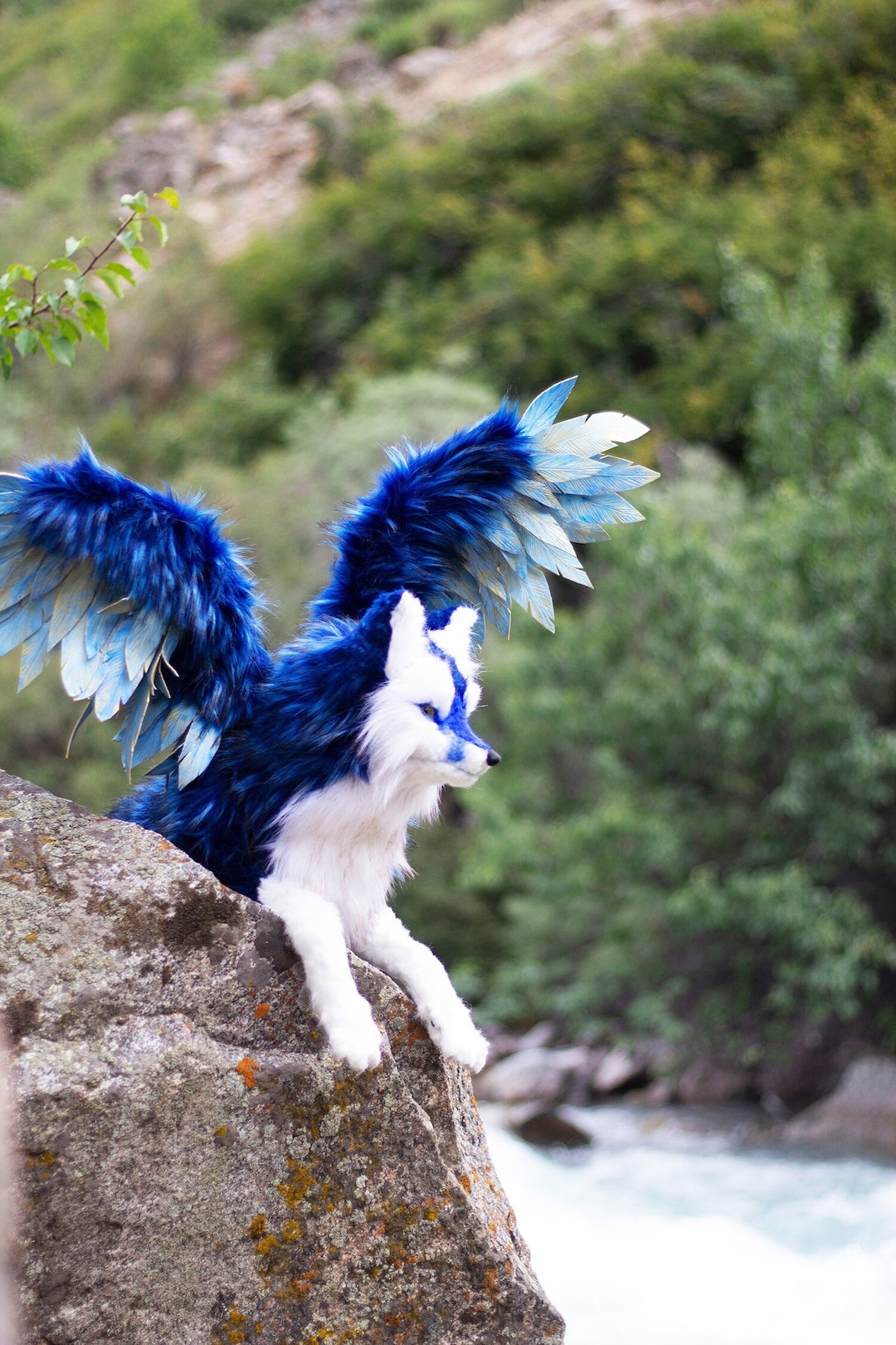 PLUSH Flying Fox Doll, Fox Plushie, Weighed Plushie, Stuffed Animals ...