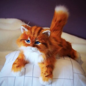 PLUSH KITTY, Plush Toy, 3D Realistic Cat Plushie, Plush Toy, Gift for ...