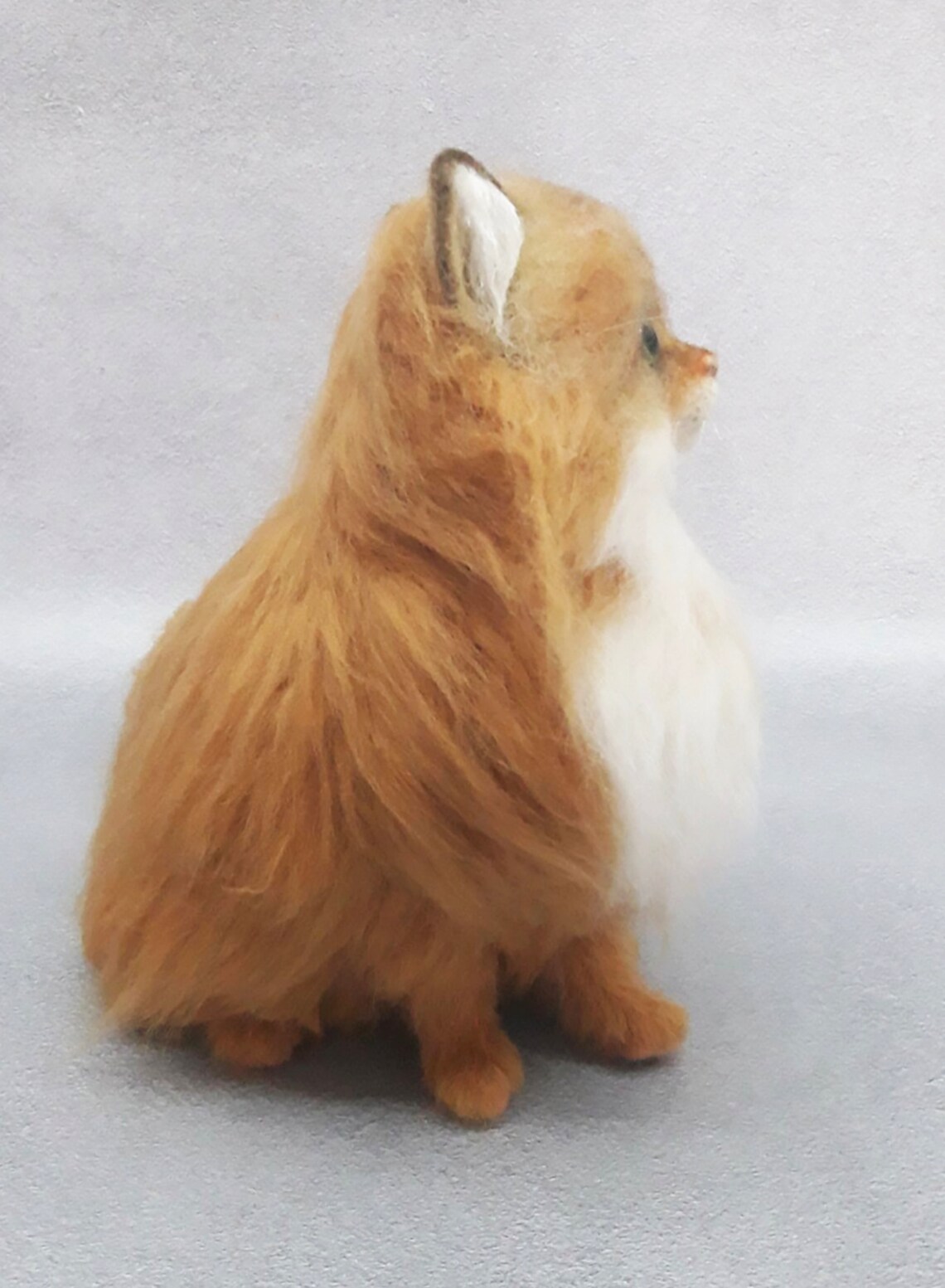 FLUFFY CAT Markisa Needle Felted Cat, Needle Felted Animal, Felted Toys ...