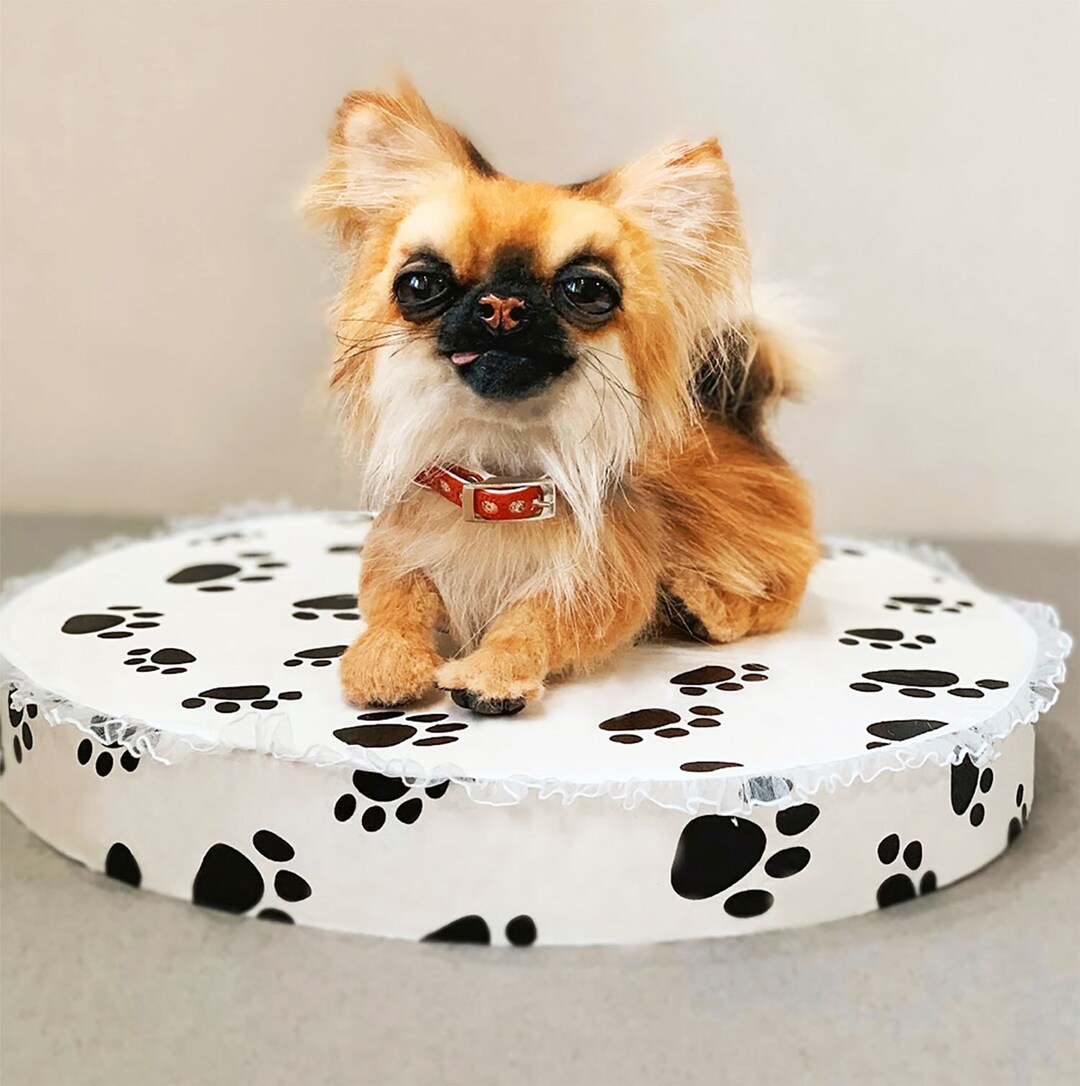 Felt 3D CHIHUAHUA STATUE, 3D Dog Replica Statue - Etsy