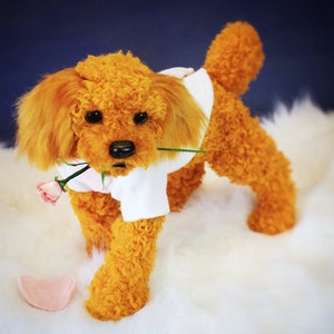 POODLE Realistic Art Doll, Plush Toy Made to Order, 3D Realistic Dog ...