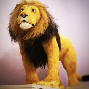 The LION KING, BIG Lion Plushie, Stuffed Animal, 3D Realistic Lion ...