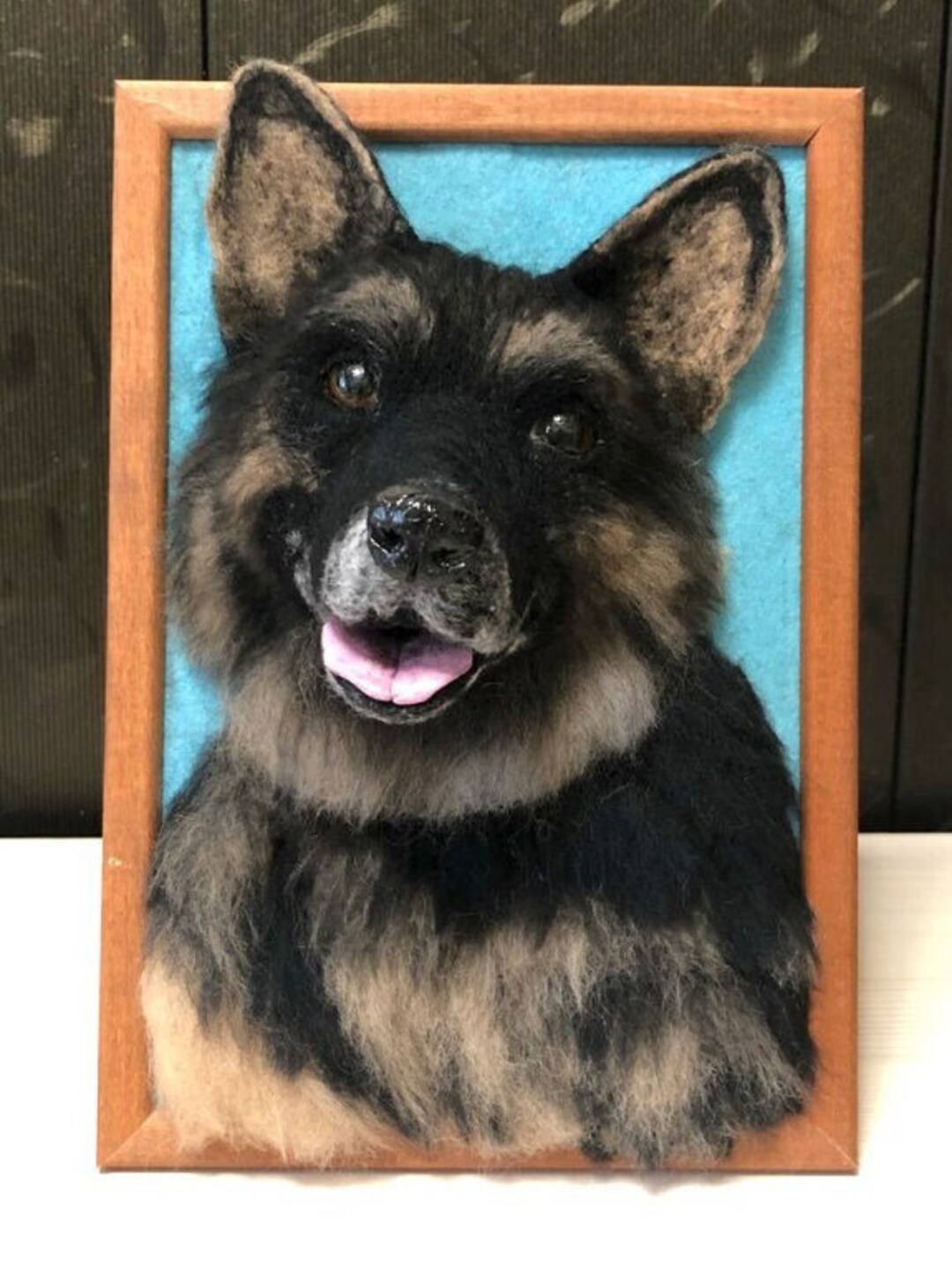 CUSTOM DOG Portrait, Big Dog Portrait, Felt 3D Dog, Realistic Dog ...