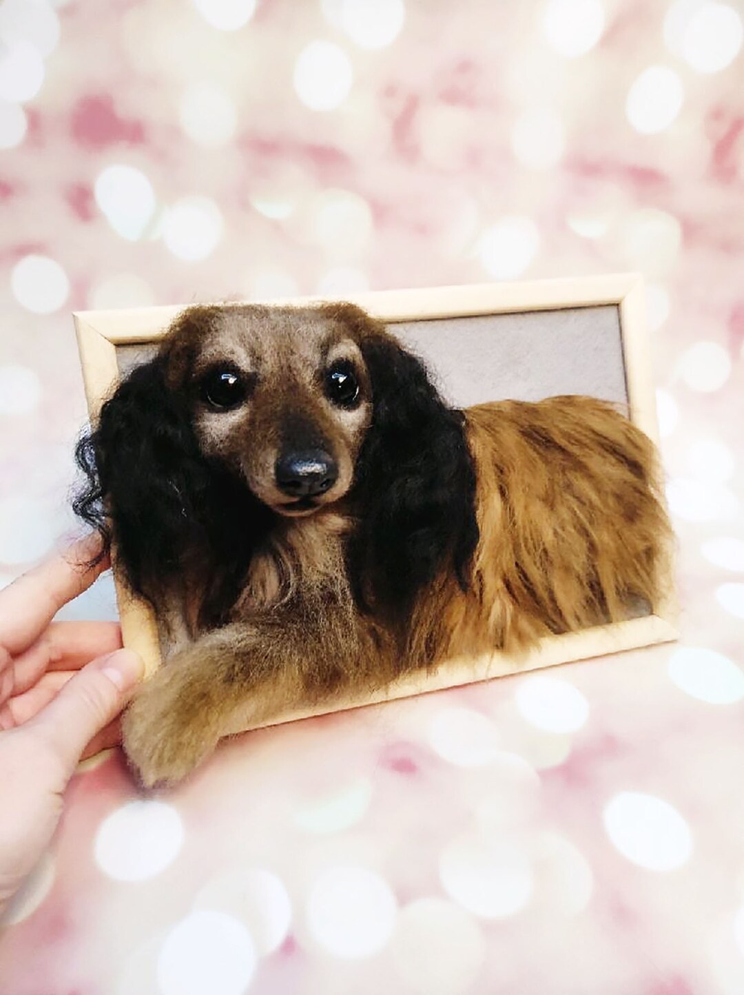 CUSTOM DOG PORTRAIT, Horizontal Dog Portrait, 3D Pet Portrait, Pet Loss ...