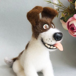 READY TO SHIP Doggy Max Needle Felted Dog Replica Dog - Etsy