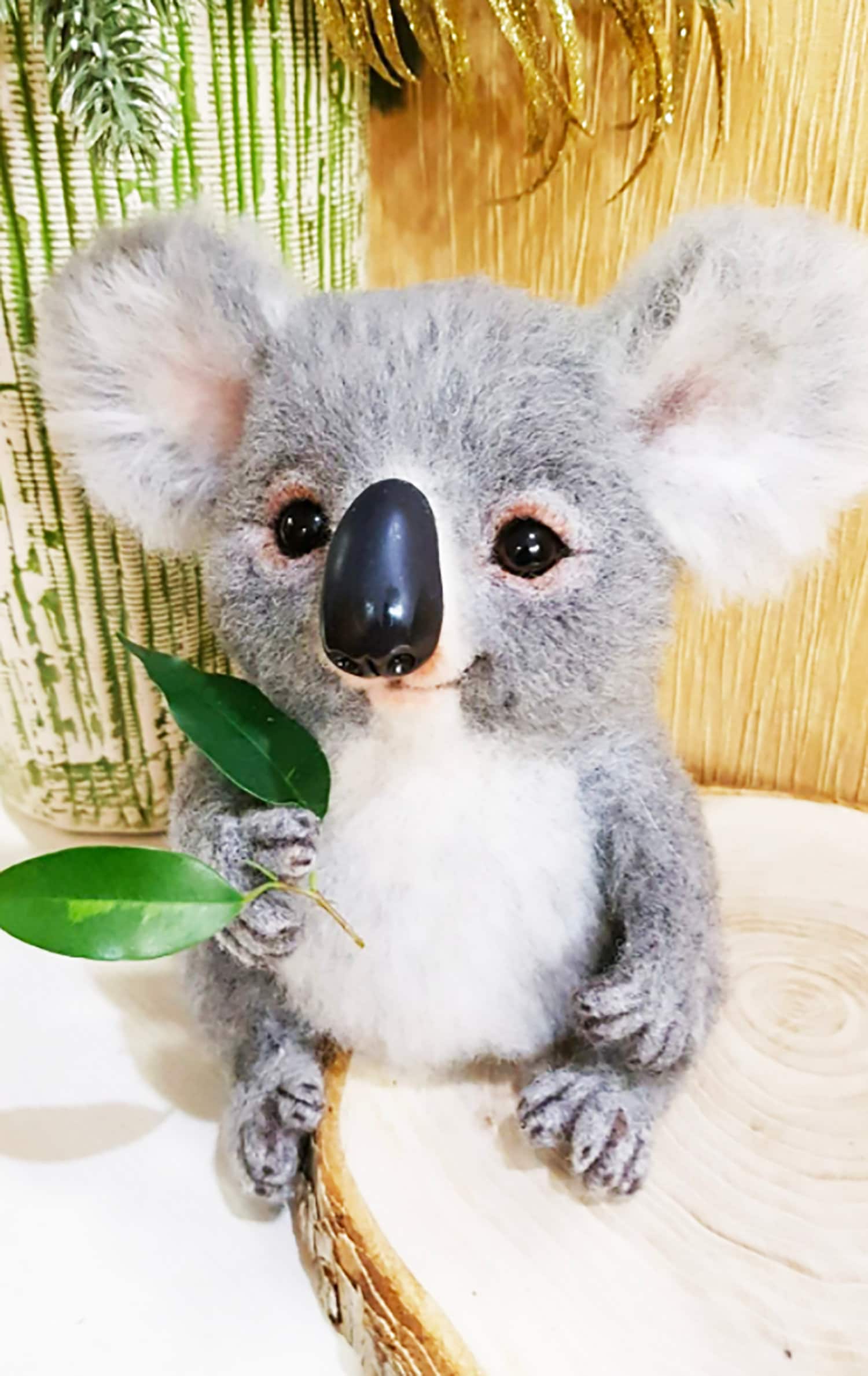 FELT KOALA BONNIE Needle Felted Koala Felted Koala Koala - Etsy