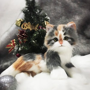 CUSTOM KITTEN Plush Toy, 3D Realistic Cat Plushie, Stuffed Cat, Plush ...