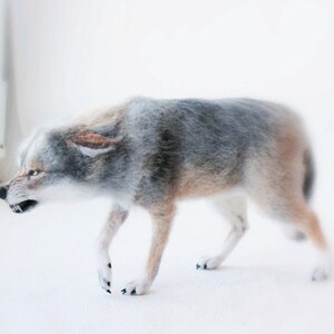 CUSTOM WOLF GERDA, Felted Wolf, Replica Wolf, Pet Portrait, Needle ...