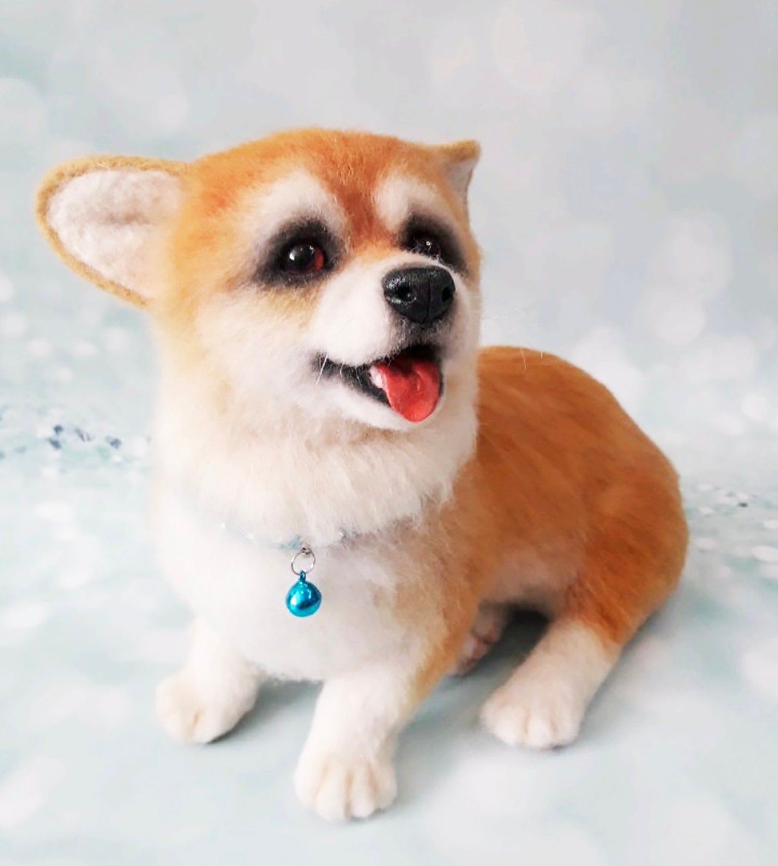 CORGI MOXI Needle Felted Felt Wool Dog Collectible Realistic - Etsy