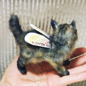 Winged MINIATURE CAT Cat Plushie Custom Kitten or Puppy With - Etsy