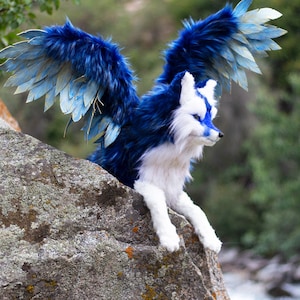 PLUSH Flying Fox Doll, Fox Plushie, Weighed Plushie, Stuffed Animals ...