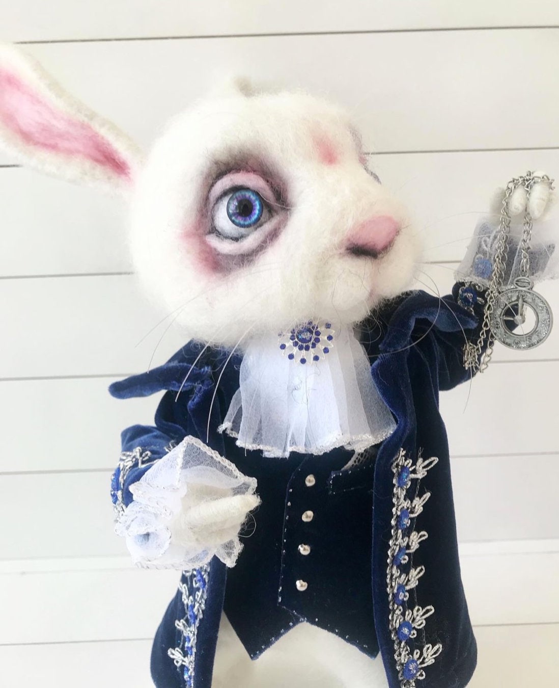 THE WHITE RABBIT From Alice in Wonderland is Needle Felted and | Etsy