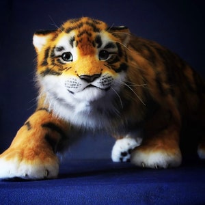 BIG TIGER Plushie Made to Order, Stuffed Tiger, 3D Realistic Tiger ...