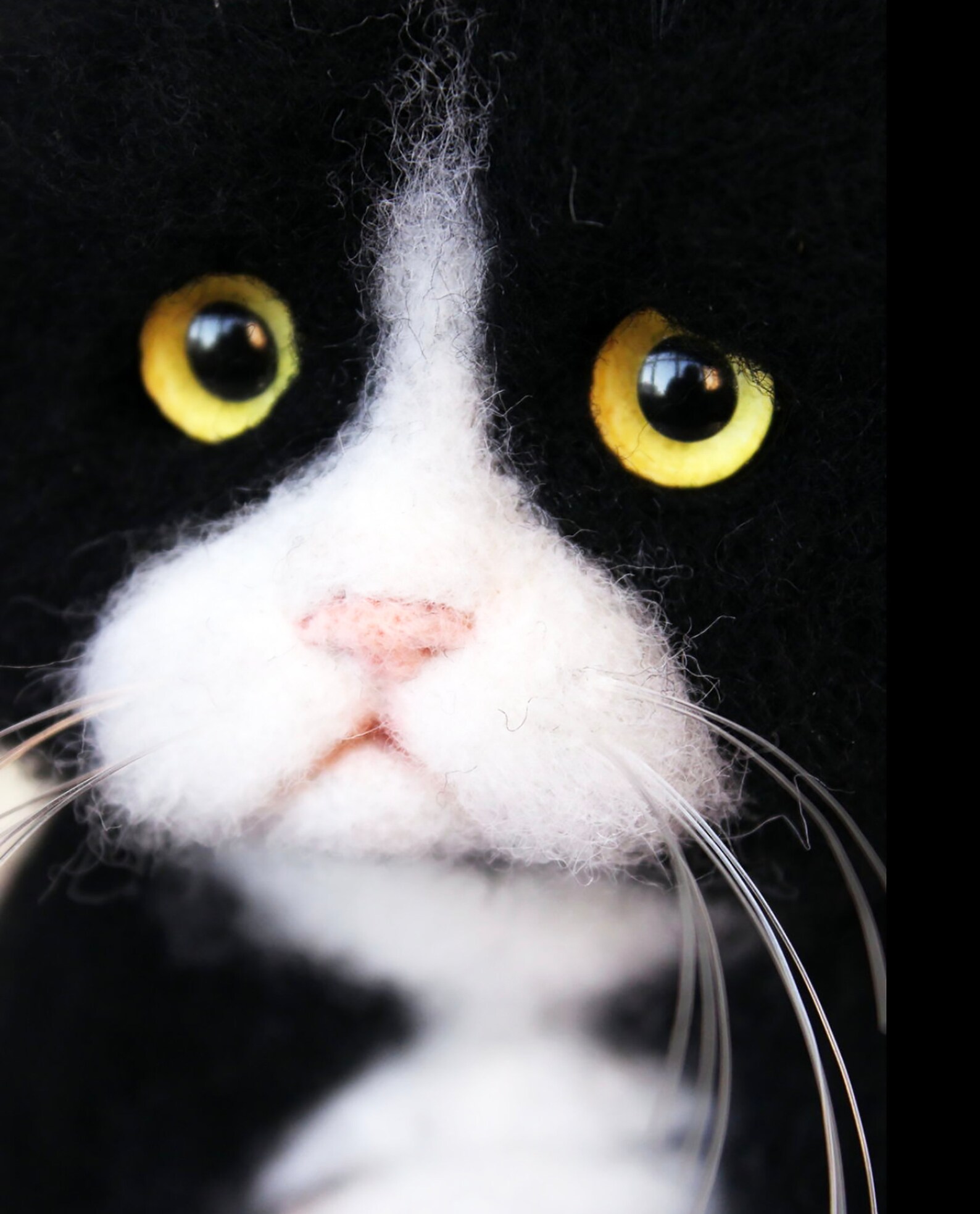 SAD CAT PHIL Needle Felted Cat Needle Felted Animal Felted - Etsy